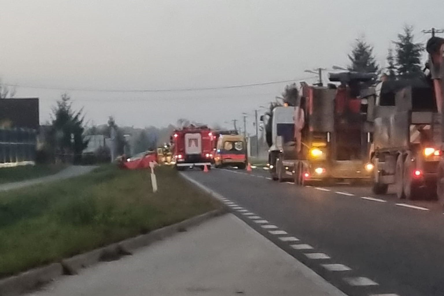 Śmiertelny wypadek w Końskich. Są objazdy do Kielc - TKN24