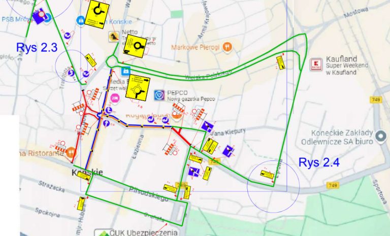Końskie: Startuje remont ulic w centrum. Ogromne utrudnienia i wiele objazdów - TKN24